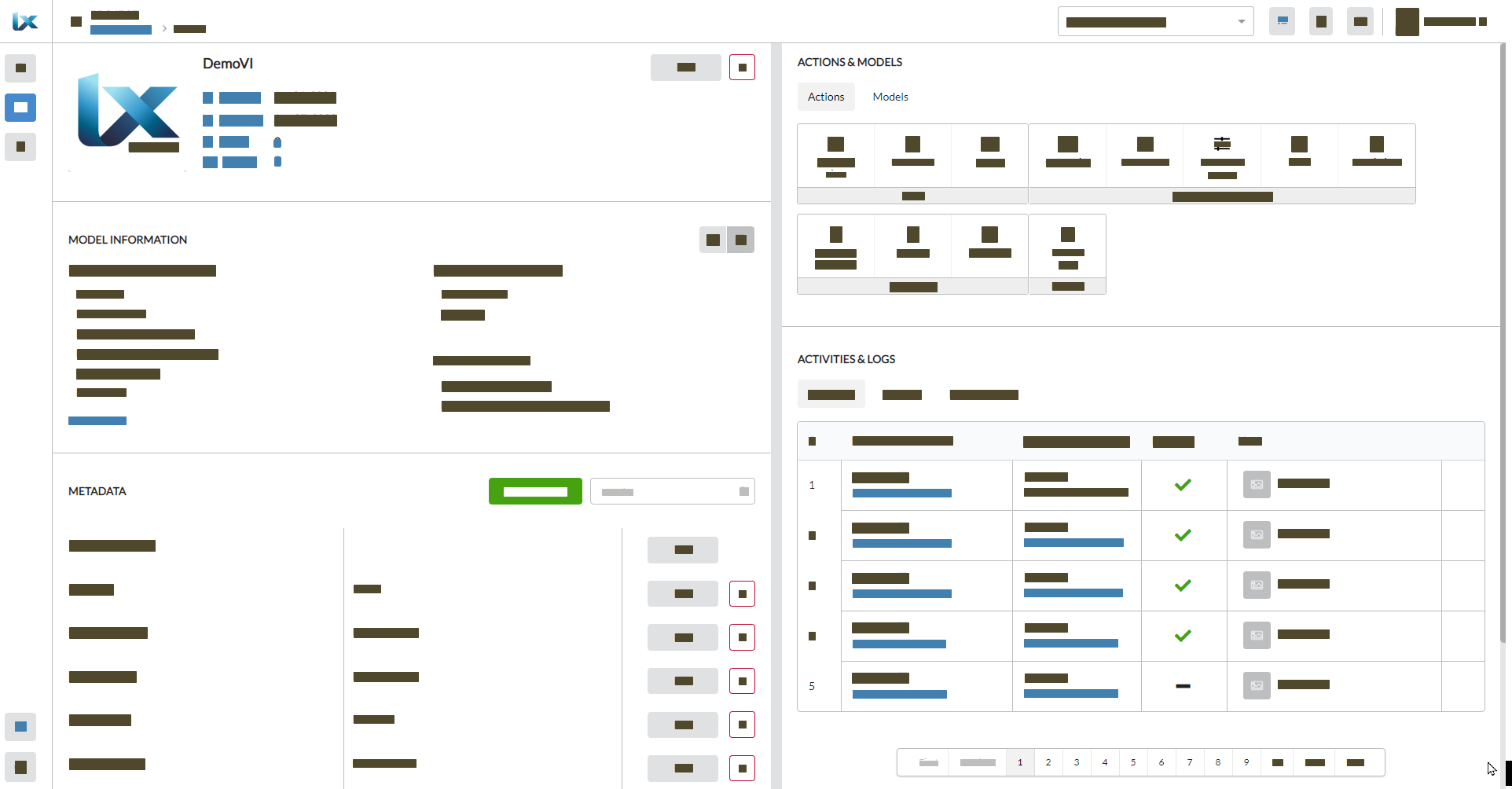 Dashboard overview (Project) – Interaxo Help center